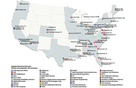 Locations Applied Technical Services