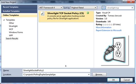 wcf net tcp protocol in silverlight