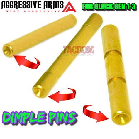 AGGRESSIVE ARMS TRIGGER Black GOLD COMBO With LOWER PARTS KIT With GOLD PINS SLIDE LOCK