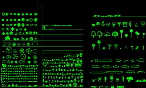 Blocks Of Trees Dwg Block For Autocad • Designs Cad