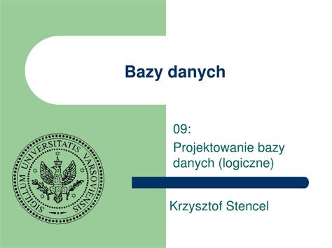 ppt bazy danych powerpoint presentation free download id 4481891