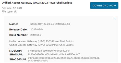 Vmware Unified Access Gateway Upgrade To V 2303 Bjosorens It Tech Blog