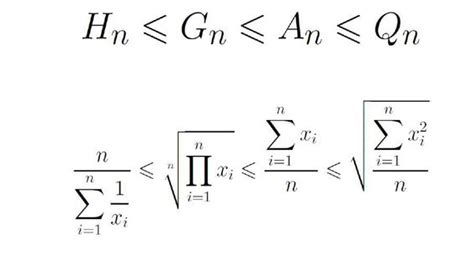 常见不等式 Csdn博客