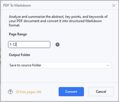 How To Convert PDF To Markdown