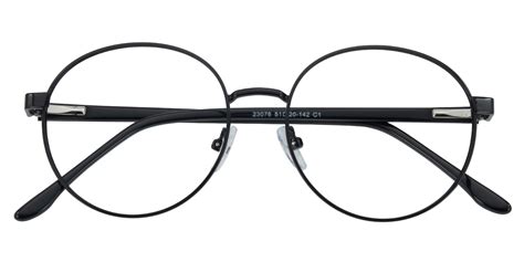 Versailles Round Black Photochromic Glasses Glassesshop