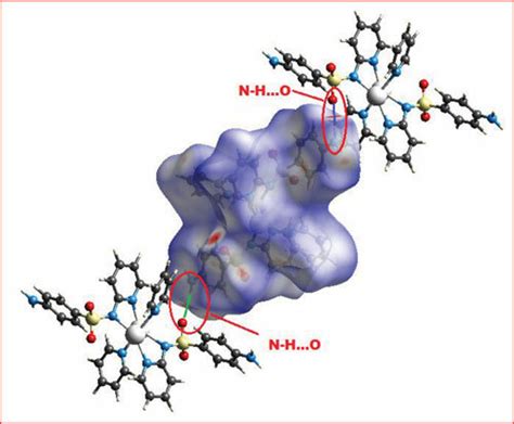 Figure N H …o Interaction On Hirshfeld Surface Analysis Download Scientific Diagram