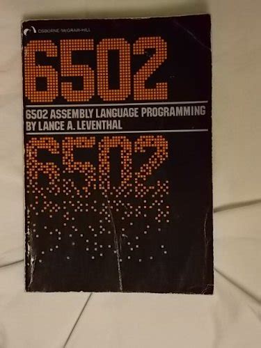 6502 Assembly Language Subroutnes Leventhal 9780079310590 Books