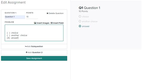 Creating An Online Assignment In Gradescope Staff Guide Digital