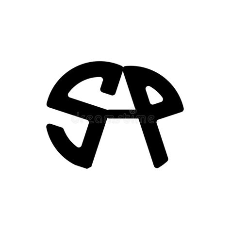Sap Letter Logo Design On Black Backgroundsap Letter Logo Design