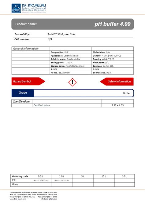 Ph Buffer 400 Drm Chem