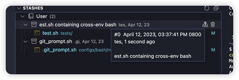 Bug `git Stash Store M Msg Commit Id` Broken Format · Issue 91