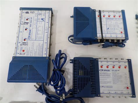 Spaun Multiswitch And Amplifier Parts Lot Untested Max Marine