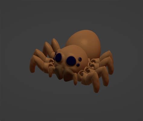 Free Stl File Articulated Jumping Spider 🕷️・3d Print Model To Download