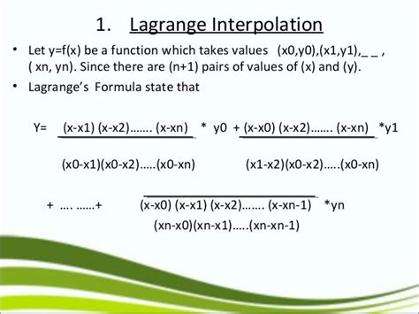 numerical method