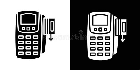 Pos System Icon Isolated Flat Vector In Outline Stock Vector Illustration Of Scanner Retail