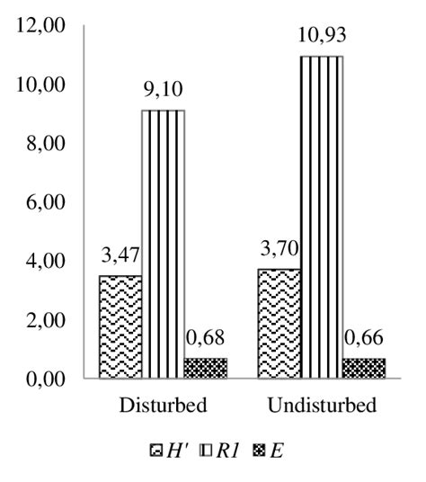 Shannons Diversity Index H Margaleffs Index R1 And Download Scientific Diagram