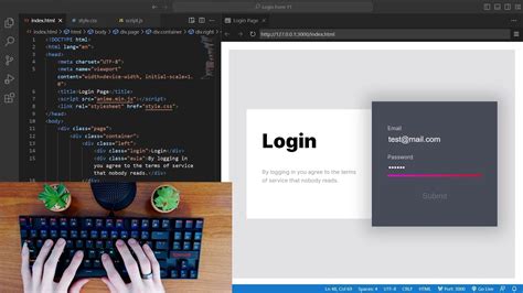 Asmr Programming Coding Animated Login Screen No Talkin Youtube