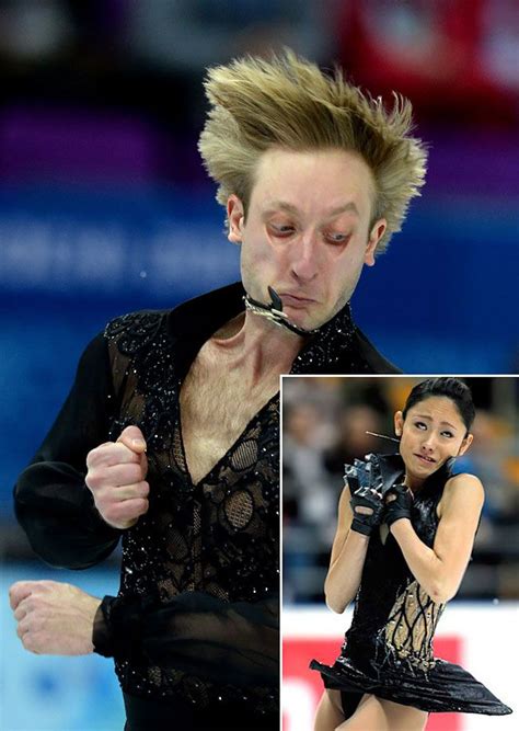 Hilarious Photos Of Ice Skaters Funny Faces At Winter Olympics