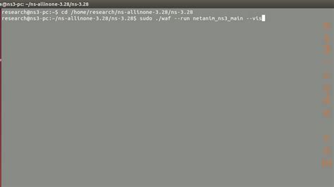 Deployment Of NetAnim In Ns3