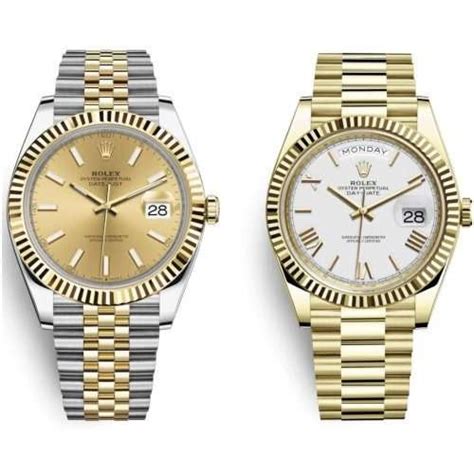 Datejust Vs Day Date 2021 A Tale Of The Two Best Top Shelf Rolex
