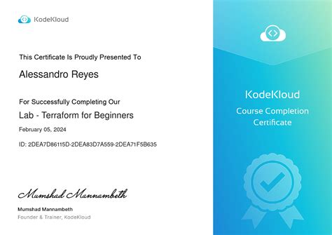Lab Terraform For Beginners Certificate Kodekloud