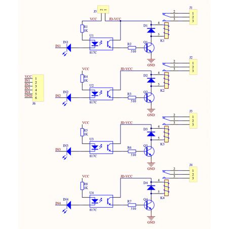 4 Channel Relay Module