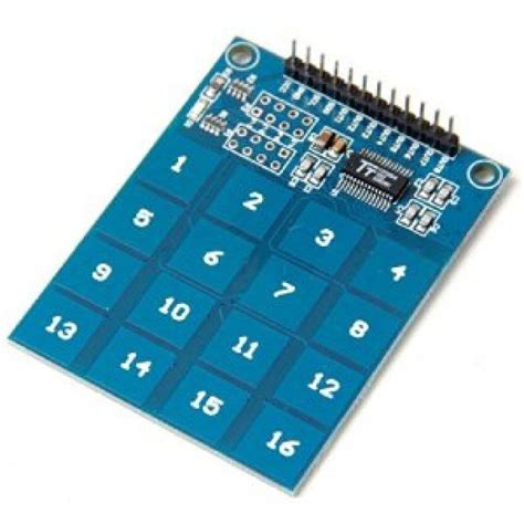 Ttp229 Capacitive Touch Keypad Module Electronics Sensors Robotics Online Shop