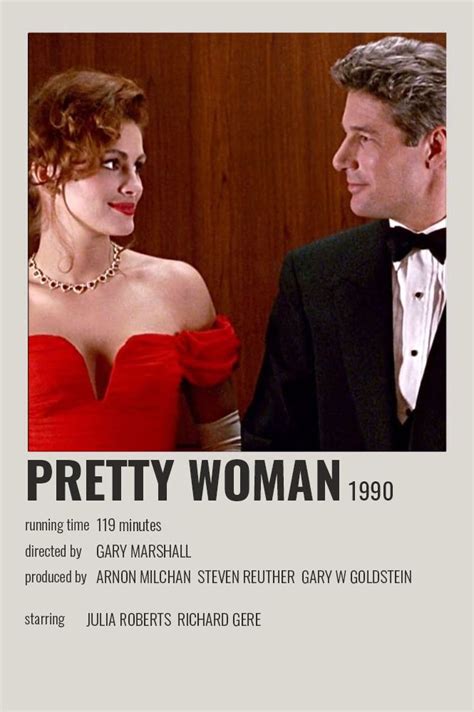 Pretty Woman Polaroid Poster Pretty Woman Movie Woman Movie Film