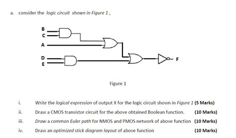 Solved Please Solve All Questions A Consider The Logic Circuit Shown In Figure 1 B C A D