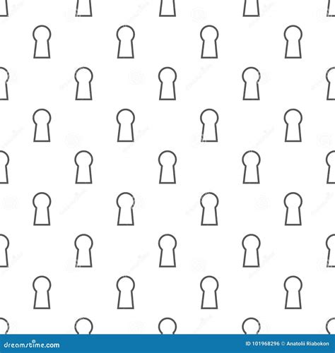 Keyhole Pattern Seamless Stock Vector Illustration Of Erelement