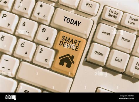 Writing Displaying Text Smart Device Concept Meaning Electronic Gadget