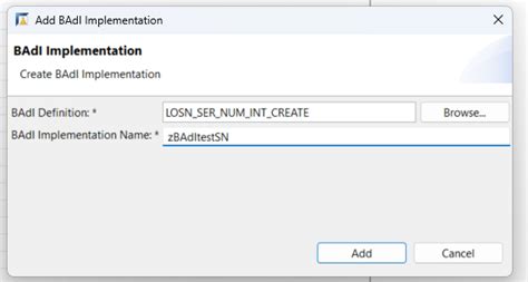 Implement Custom Serial Numbers With An Internal N Sap Community