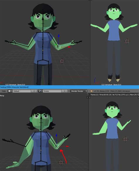 Modeling Model Won T Move Right With The Rig Blender Stack Exchange