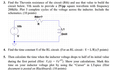 Solved 3 Find The Thevenin Resistance Of The Circuit Rth Chegg Com