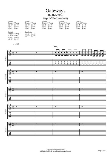 Gateways Drum Tab And Chords The Halo Effect