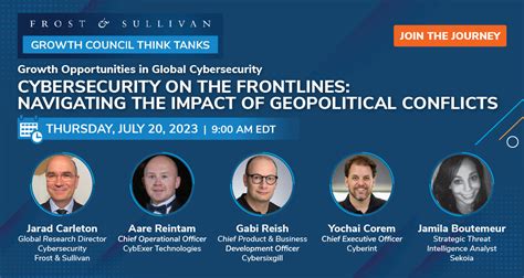 Growth Opportunities In Global Cybersecurity Cybersecurity On The Frontlines Navigating The