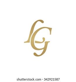 Lg Initial Monogram Logo Stock Vector Royalty Free Shutterstock