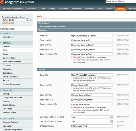 magento 1 9 ssl secure entire frontend all pages magento stack