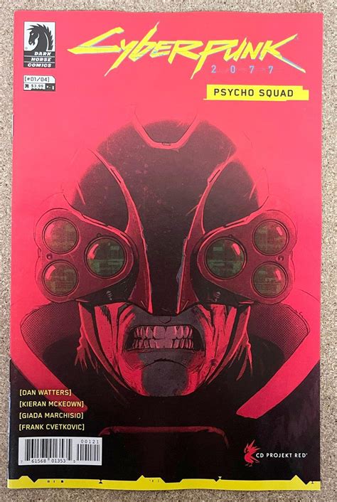 Cyberpunk 2077 Psycho Squad 1 Cover B Comic Gothic Ts