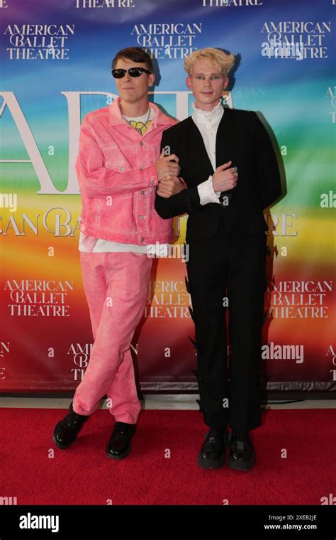 New York USA June Ryan McGinley And Connor Holloway Attends American Ballet