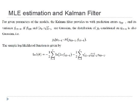 Introduction To State Space Model And Kalman Filter