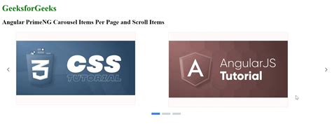 Angular Primeng Carousel Items Per Page And Scroll Items Geeksforgeeks