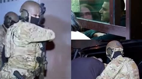 Video ქილერი რომელიც საქართველოში ბიზნესმენის მოკვლას გეგმავდა გაძლიერებული დაცვით მიიყვანეს