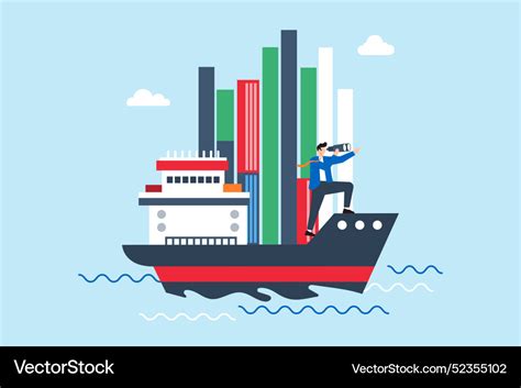 Steering Business Strategies Data Driven Vector Image