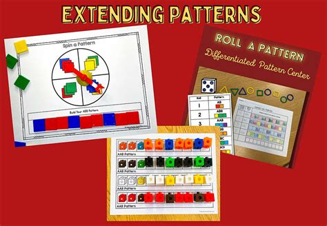 Kindergarten Pattern Center Ideas The Best Pattern Centers To Get Your