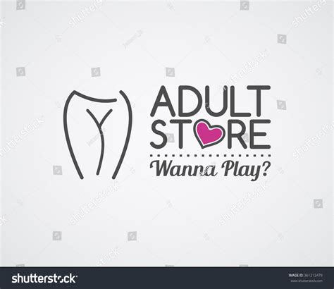 Adult Store Logo Design Cute Sex Stock Vector Royalty Free 361212479 Shutterstock