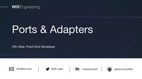 Ports And Adapters Architecture PPT