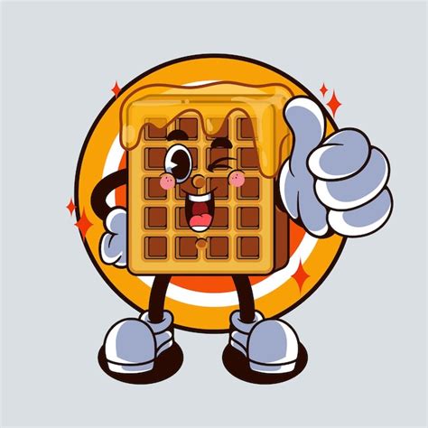 Waffle Character Vectors And Illustrations For Free Download Freepik
