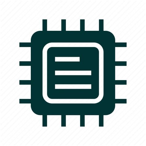 Chip Computer Electronic Hardware Processor Technology Work Icon Download On Iconfinder