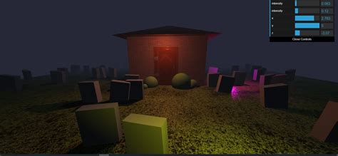 Shailesh Bisht On Linkedin Haunted House With Grave Stone And 3 Point Light Spirit Revolving